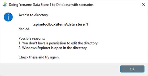 Data Stores That Have Filtering Links Cannot Be Renamed · Issue 2027