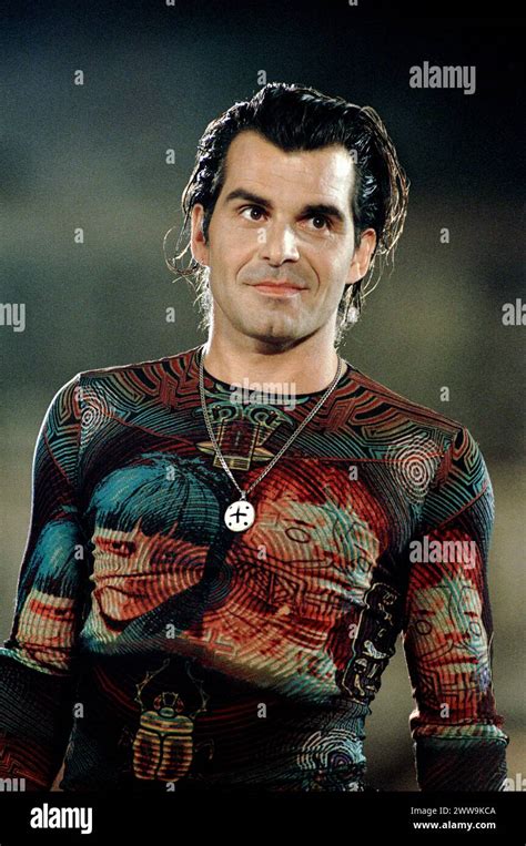 Napoli Italy 31 08 1997 Piero Pelù Italian Singer Of The Rock Group Litfiba During The