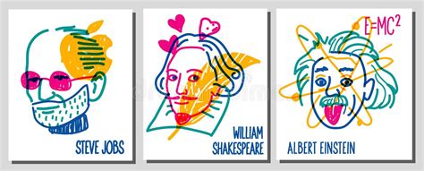 Poster Of Famous Ancient Scientist Pythagoras Stock Vector