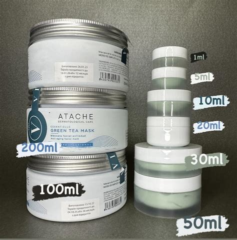 Atache green tea mask атач аташе маска зелений зеленый чай золушка ...
