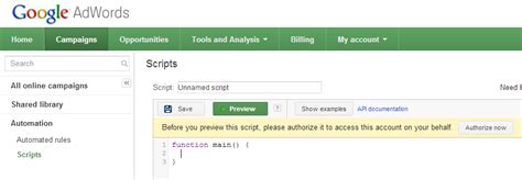 Free AdWords Scripts Getting Started With Using These Scripts