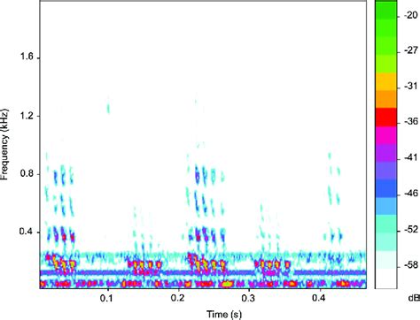 Color Online Spectrograms Showing Variation In Frequency Components