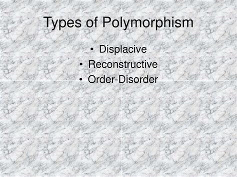 Ppt Polymorphism Powerpoint Presentation Free Download Id3138660