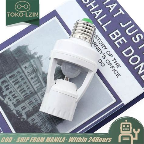 E27 IR Infrared Human Bulb Holder Pir Induction Motion Sensor Lamp Base Socket Plug Lazada PH