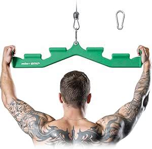 Most Grip Lat Pull Down Bar With 6 Ergonomic Handles Neutral Grip Lat