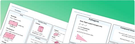 [free] Gcse Foundation Maths Formula Sheet Third Space Learning