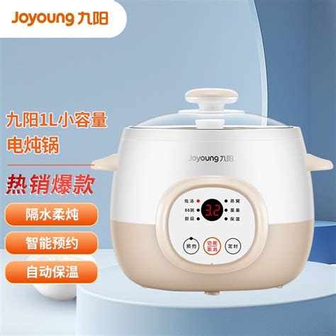 九阳（joyoung）电炖锅 燕窝电炖盅1l小容量隔水柔炖燕窝机宝宝煮粥辅食陶瓷迷你煲汤锅d 10g1 D 武商网 其他厨房小家电 九阳