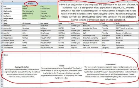 Reddit Dnd My Excel Sheet For Randomly Generating Almost Everything