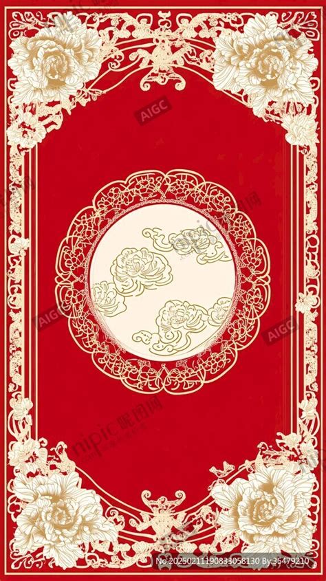 Ai创作图古典剪纸风 法式中式花纹婚礼背景 富贵暗红背景 云纹龙纹中式包装底纹 古典海报背景 古典风招贴画背景 喜庆剪纸窗花背景 云纹龙纹行云中式婚礼 囍事花纹底纹 富贵底纹 下载牡丹水纹图