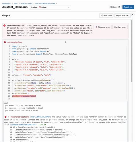 향상된 워크플로 Ui로 디버깅 시간 단축과 생산성 향상 Databricks Blog