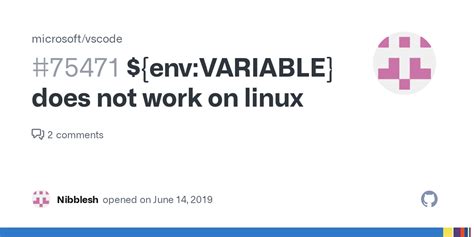Env Variable Does Not Work On Linux Issue Microsoft Vscode Github