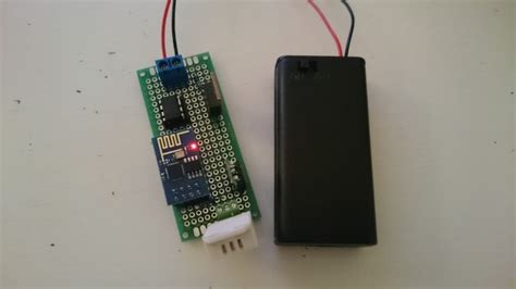 Battery Powered Esp8266 Iot Temperature Sensor Home Circuits