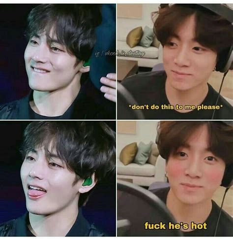 Pin By 𝙩𝙚𝙧𝙧𝙖𝙘𝙤𝙩𝙩𝙖♡♡ On Taekook Taekook Bts Meme Faces Kpop Funny Bts
