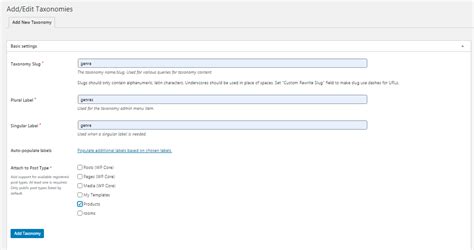 Filtering By Custom Taxonomy Compatible With Acf And Cpt Ui Plugins Wbw