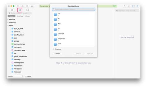 Postgresql List Of Databases In Tableplus
