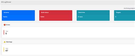 Html Report Fails To Parse Build Errors · Issue 113