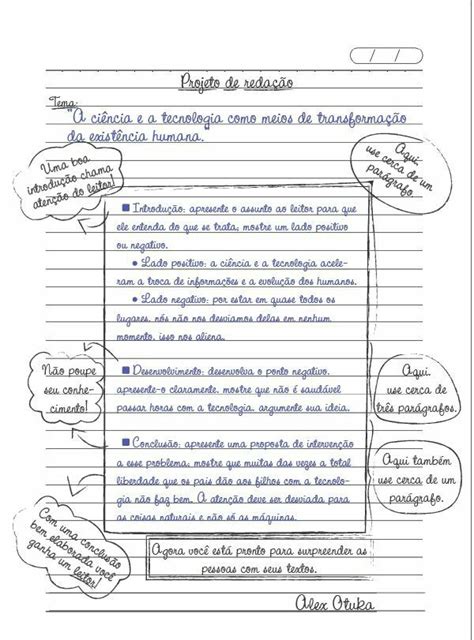 Modelo De Redação Dissertativa Para Enem