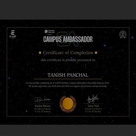 Excited To Share That I Have Successfully Completed My Internship As A Tanish Panchal