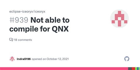 Not Able To Compile For Qnx · Issue 939 · Eclipse Iceoryxiceoryx · Github