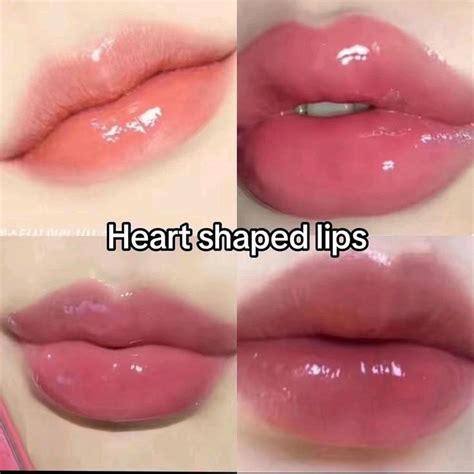 Heart Shaped Lips ♥︎ In 2024 Heart Shaped Lips Types Of Lips Shape