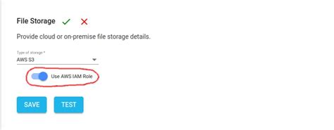 AWS S3 Storage Configuration Using IAM Role