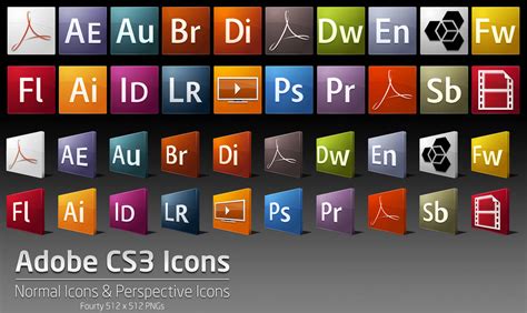 Adobe Cs3 Icons By Gladiatorus On Deviantart