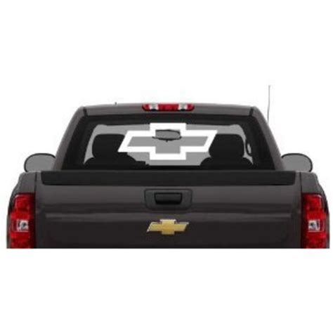 Chevy Chevrolet Large Bowtie Rear Window Truck Decal 8 X Etsy