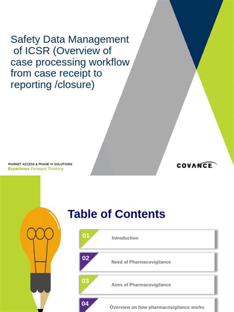 5 Safety Data Management Of Icsr Overview Of Case Processing Workflow From Case Receipt To