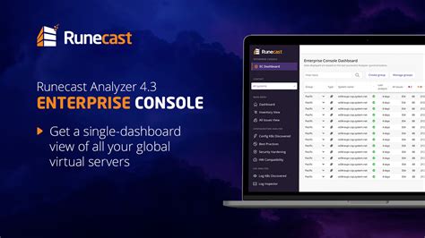 Runecast Analyzer 43 Adds New Enterprise Console