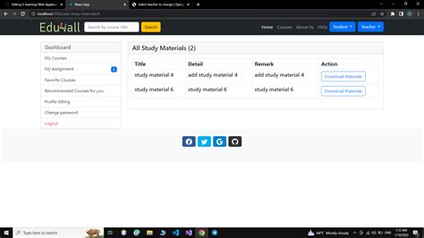 github abdulnaser123 e learning web application