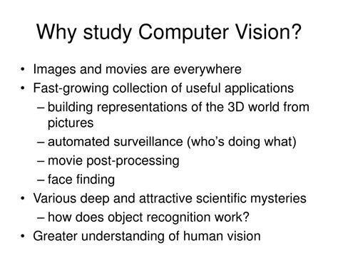 Ppt Iiit B Computer Vision Fall 2006 Lecture 1 Introduction To Computer Vision Powerpoint