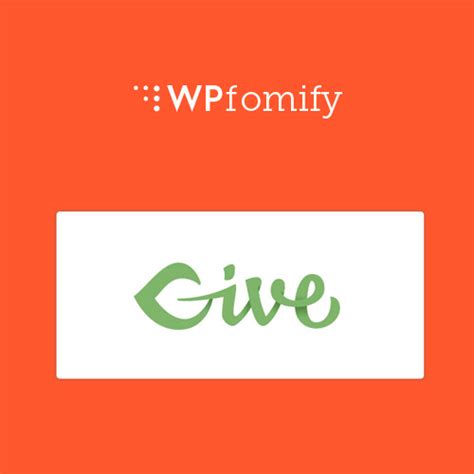 Wpfomify Give Addon Gplrockcom
