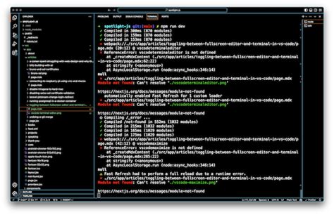 Toggling Between Fullscreen Editor And Terminal In Vscode W Jason