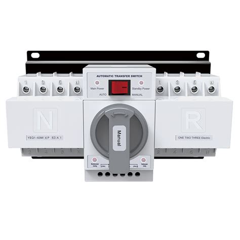 Q1 Series Cb Class 6a 63a Atse Automatic Transfer Switch 4p Mcb Type Ats Switch
