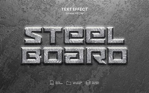 Premium Psd Metallic Text Effect