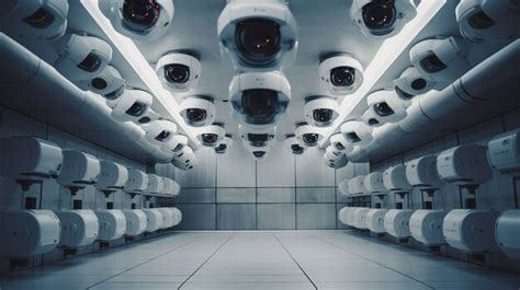 Premium AI Image A Photo Of Advanced Security System With Surveillance Cameras