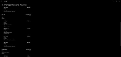 Windows Receives New Disk Management Tool In Settings