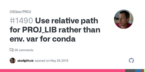 Use Relative Path For PROJ LIB Rather Than Env Var For Conda Issue