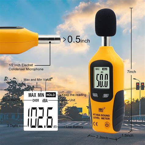 Data Logging Function Sound Level Decibel Meter Wi Grandado