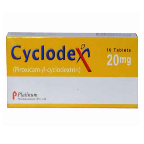 Cyclodex 20mg Tablet Medimart Pk