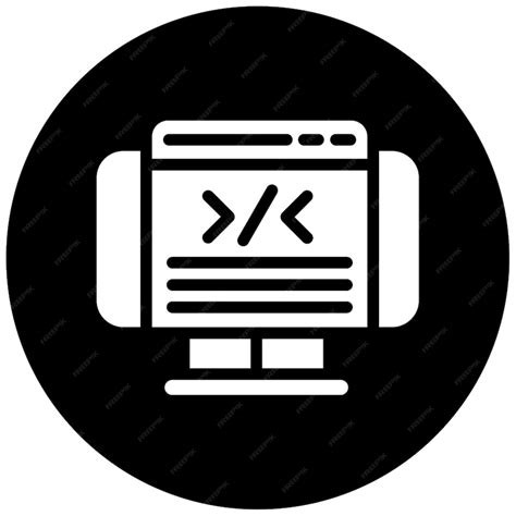 Premium Vector Web Coding Vector Illustration