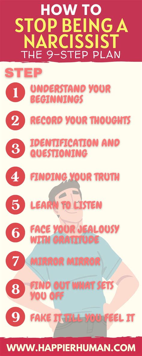 How To Stop Being A Narcissist The 9 Step Plan Happier Human