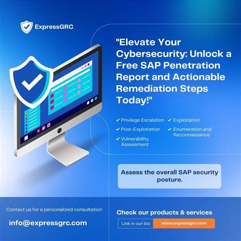 Boost Your Sap Security With Free Sap Penetration Report Selva Kumar Posted On The Topic