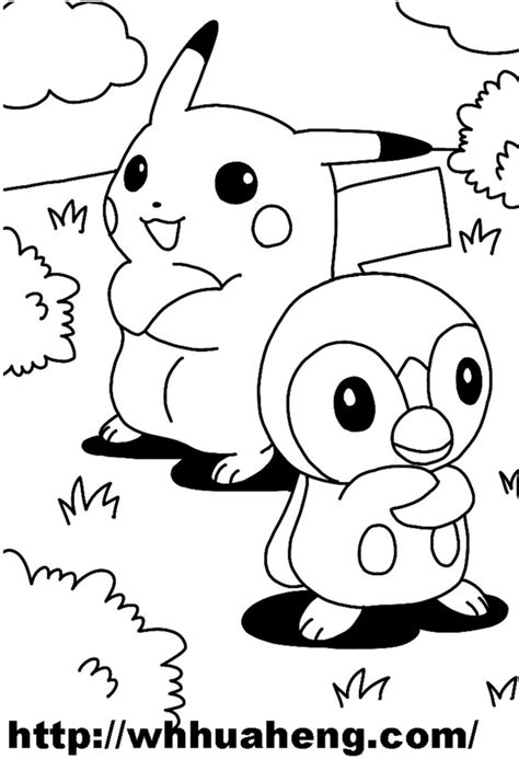 피카츄 색칠공부 네이버 블로그