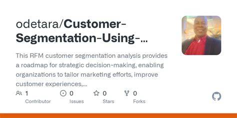 Github Odetaracustomer Segmentation Using Rfm And Kmean Technique