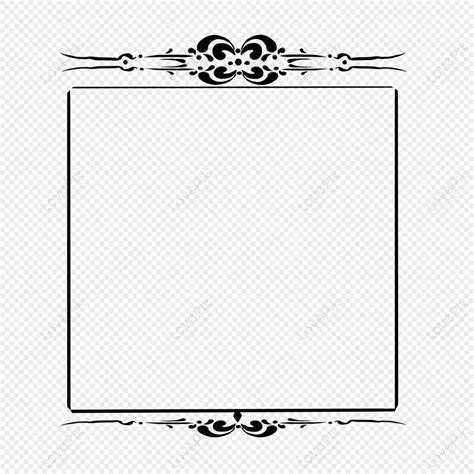 손으로 그린 유럽의 고전적인 테두리 패턴 장식 Png 일러스트 무료 다운로드 Lovepik