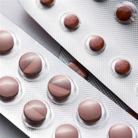 Comprimidos Comprimidos Gripe Em Uma Embalagem Blister Antibiótico