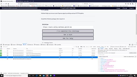 Install Require Helmet Javascript The Freecodecamp Forum