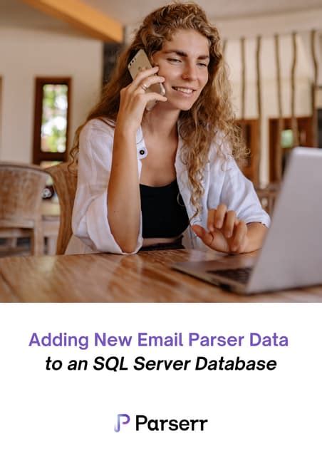 Pdf Adding New Email Parser Data To An Sql Server Databasepdf