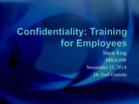 Confidentiality Ppt